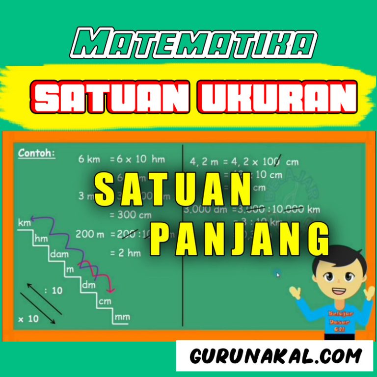 MTK Satuan Ukuran kelas 4 SD Soal dan Caranya - Guru Nakal